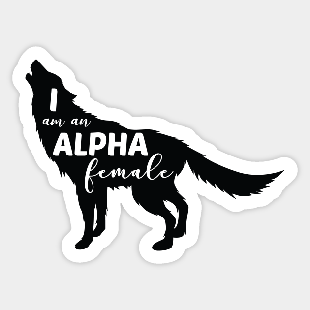 Female Alpha Wolf Symbol